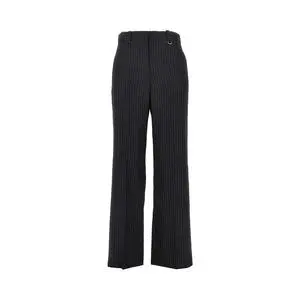 Isabel Marant Étoile Pinstriped Wool-blend Trousers