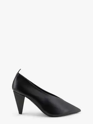 Loewe Origami Cubic Leather Pumps - Black