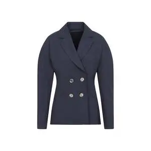 Givenchy Wool Double-breasted Jacket - Blue
