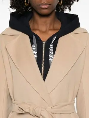 Max Mara Wool Long Coat - Multicolor
