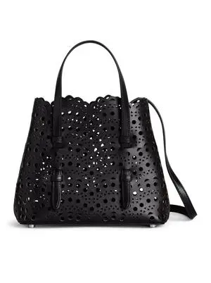 Alaïa Mina 20 Leather Bag - Black