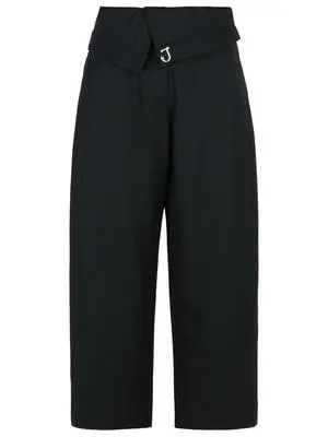 JW Anderson Viscose Trousers - Black