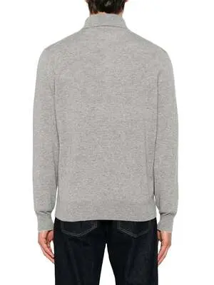 Brunello Cucinelli Cashmere Polo Style Sweater
