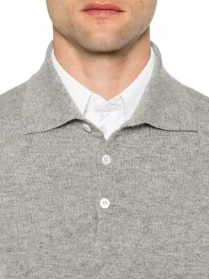Brunello Cucinelli Cashmere Polo Style Sweater