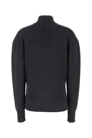 Burberry Dark Grey Wool Sweater