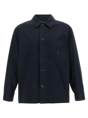 Saint Laurent Cassandre' Overshirt - Blue