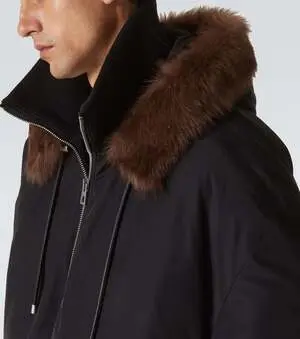 Loewe Shearling-trimmed Jacket