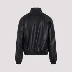 Acne Studios Leather Bomber Jacket