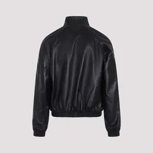 Acne Studios Leather Bomber Jacket