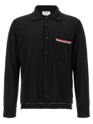 Thom Browne Button Down' Cardigan - Black
