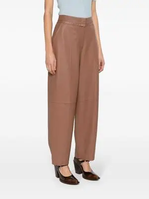 Fendi Pantaloni In Pelle