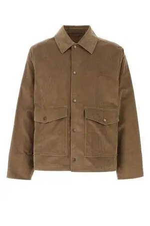 Burberry Khaki Corduroy Jacket - Green