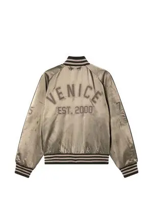 GOLDEN GOOSE Satin Bomber Jacket - Multicolor