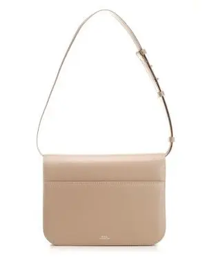 A.p.c. Astra Leather Shoulder Bag - Cream