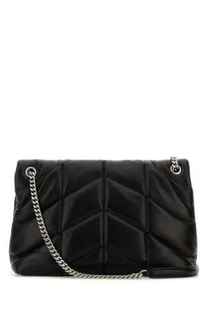 Saint Laurent Nappa Leather Puffer Bag - Black