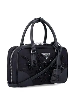 Prada Re-edition 1978 Embellished Two-handle Bag