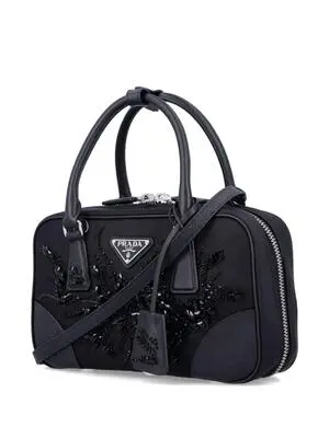 Prada Re-edition 1978 Embellished Two-handle Bag