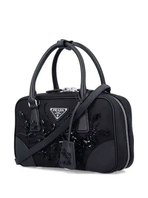 Prada Re-edition 1978 Embellished Two-handle Bag