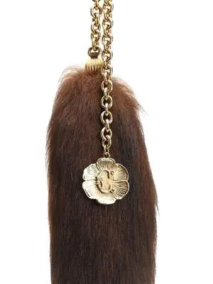 Chloé Leather Charm Treasure Tails - Brown