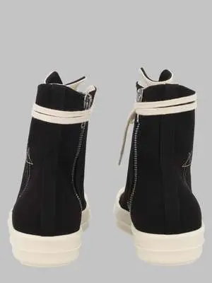 Rick Owens Sneaker In Denim - Black