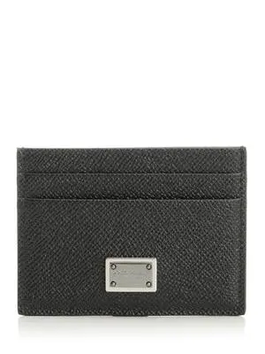 Dolce & Gabbana Leather Card Holder - Black