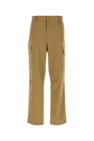 Moncler Beige Stretch Cotton Cargo Pant - Brown