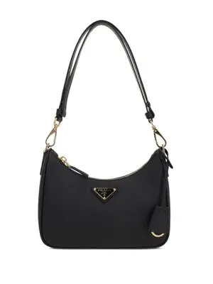 Prada Re-edition Saffiano Leather Mini-bag - Black