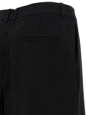 Saint Laurent Wool Midi Skirt