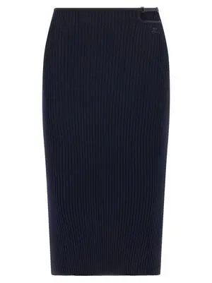 COURREGES Loop Rib Knit' Skirt