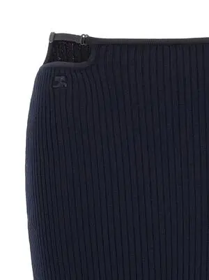 COURREGES Loop Rib Knit' Skirt