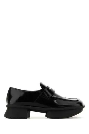 Prada Leather Equal Loafers - Black