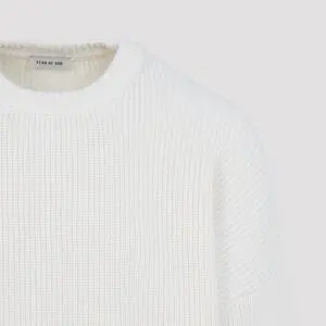 Fear Of God Virgin Wool Blend Crew Neck Sweater - Multicolor