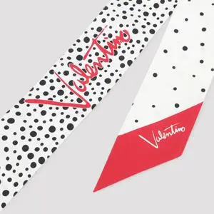 Valentino Garavani Silk Scarf Bendeau - Multicolor