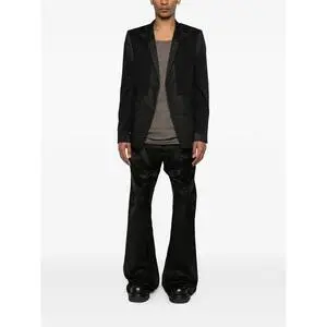 Rick Owens Paneled Cotton Blazer