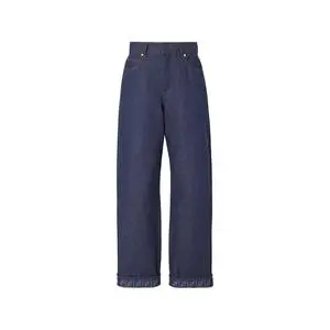 Fendi Denim Straight-leg Jeans - Blue