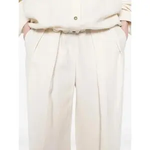 Brunello Cucinelli Trousers Palazzo Pants - White