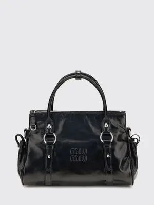 Miu Miu Leather Shoulder Bag - Black