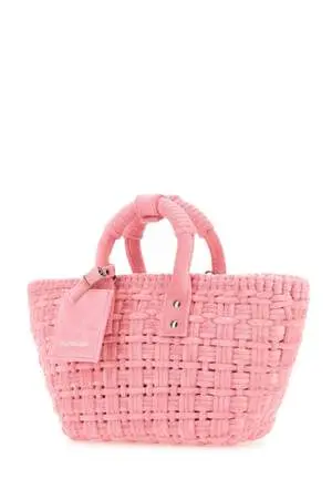 Balenciaga Terry Fabric Bistro Xs Handbag - Pink