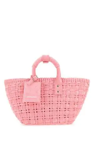 Balenciaga Terry Fabric Bistro Xs Handbag - Pink