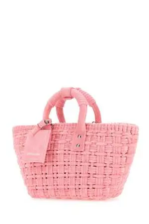Balenciaga Terry Fabric Bistro Xs Handbag - Pink