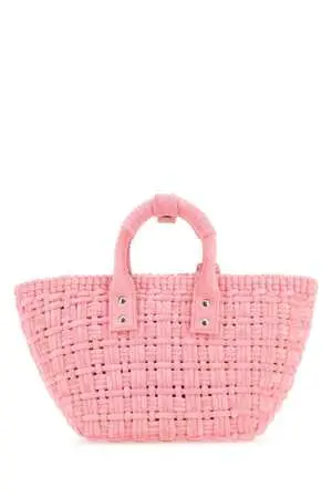 Balenciaga Terry Fabric Bistro Xs Handbag - Pink