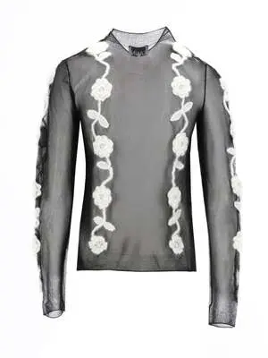 GANNI Mesh Top