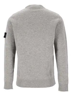 Stone Island Lambswool Crew Neck Sweater