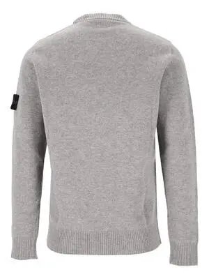 Stone Island Lambswool Sweater - Gray