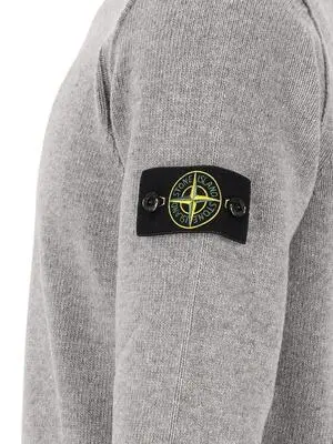 Stone Island Lambswool Sweater - Gray
