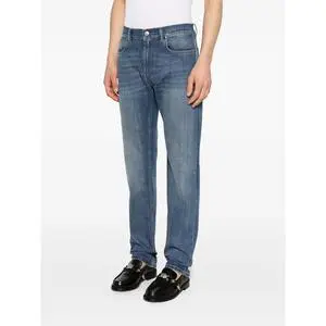 Versace Regular Straight-leg Denim Jeans - Blue