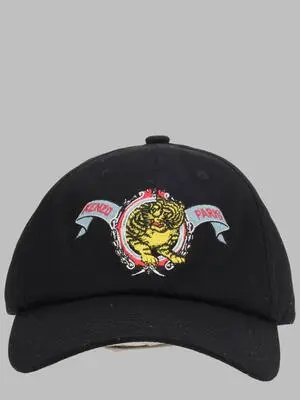 Kenzo Cappello Da Baseball Jumping Tiger - Black
