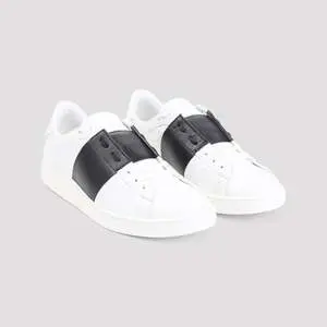 Valentino Garavani Leather Low Top Sneakers - White