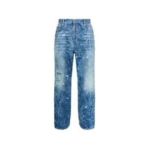 Dsquared2 Trousers Wide-leg Trousers - Blue