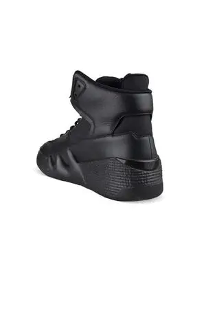 GIUSEPPE ZANOTTI Leather High Top Sneakers